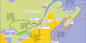 Map of Champlain’s Travels – Simply Christine