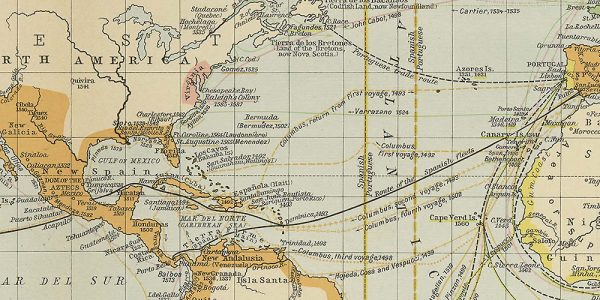 Routes of Early Explorers – World Map – Simply Christine